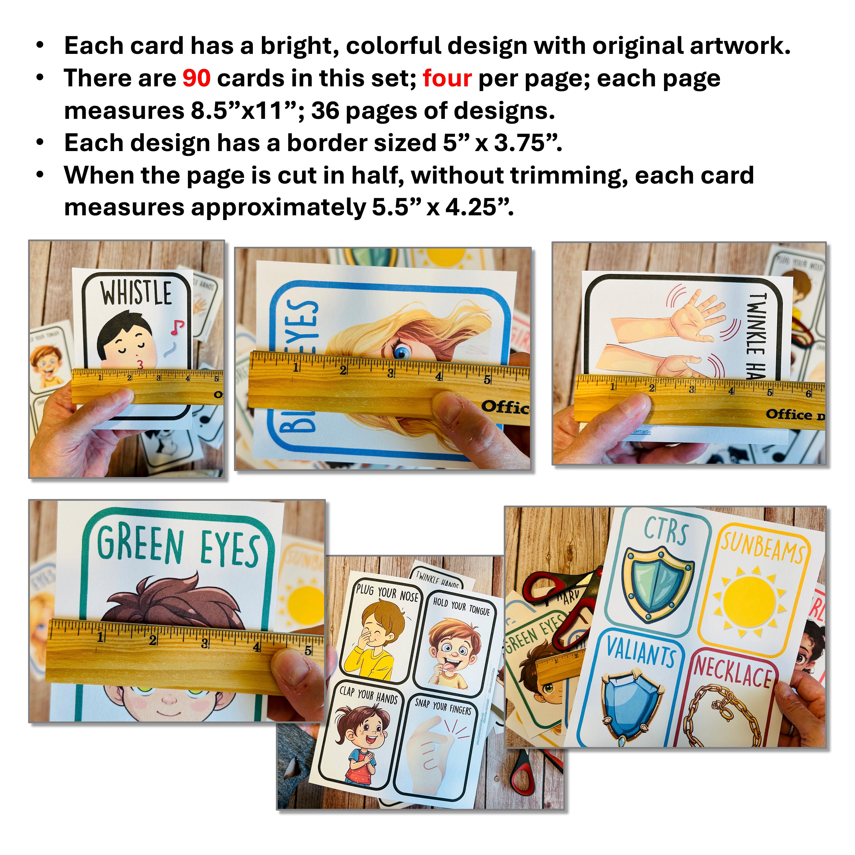 LDS Singing Time BUNDLE; 4 Cards/page, "who Should Sing?" & "ways to ...