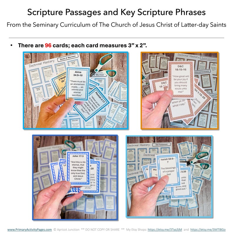 LDS Bundled Bom, D&C, OT, NT, Seminary Doctrinal Mastery Scripture ...