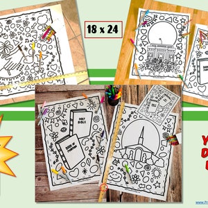 LDS GENERAL CONFERENCE Coloring Pages Digital Download Hand-drawn ...