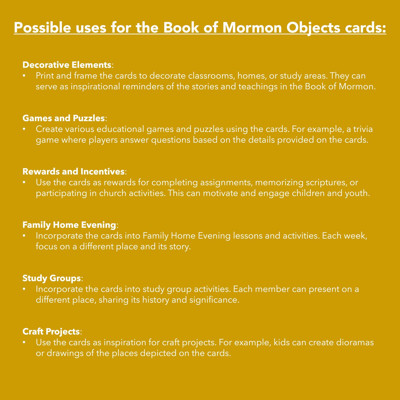 LDS Book of Mormon Places Cards, 3 Sizes, Digital Download, Printable ...