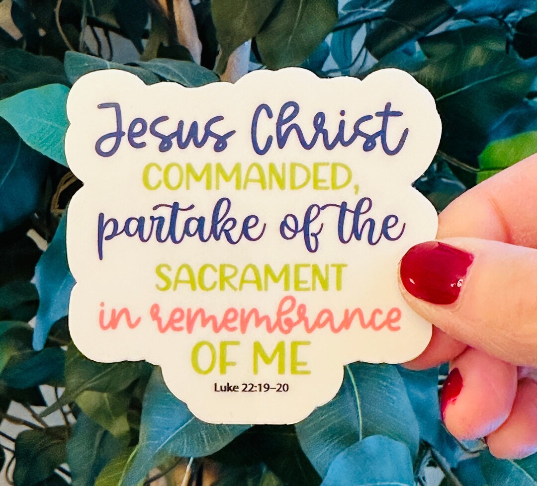 LDS 6 New Testament Seminary Doctrinal Mastery ONE STICKER Scriptures ...