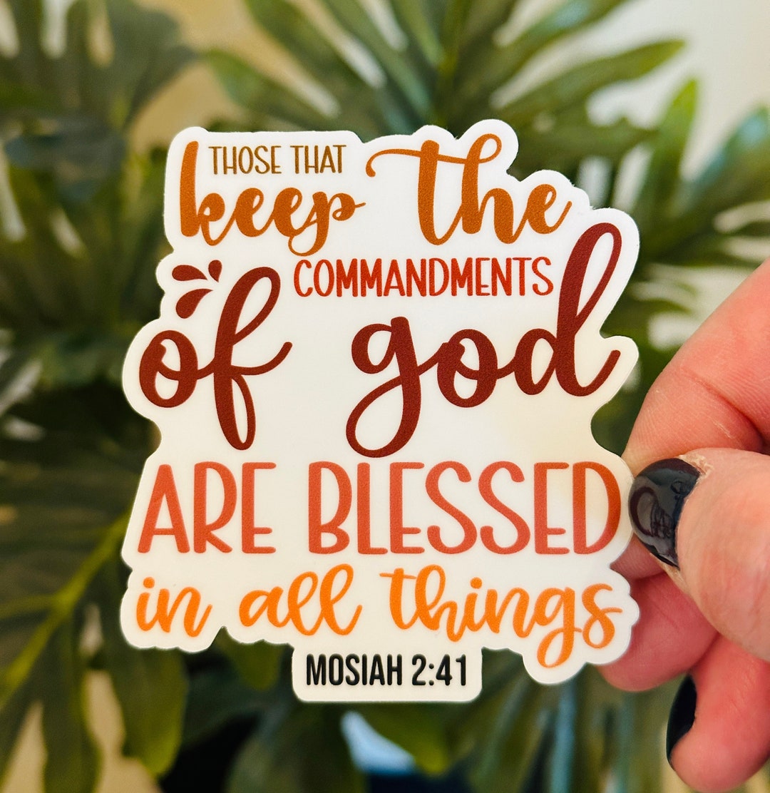 LDS 9 Book of Mormon Seminary Doctrinal Mastery ONE STICKER Scriptures ...