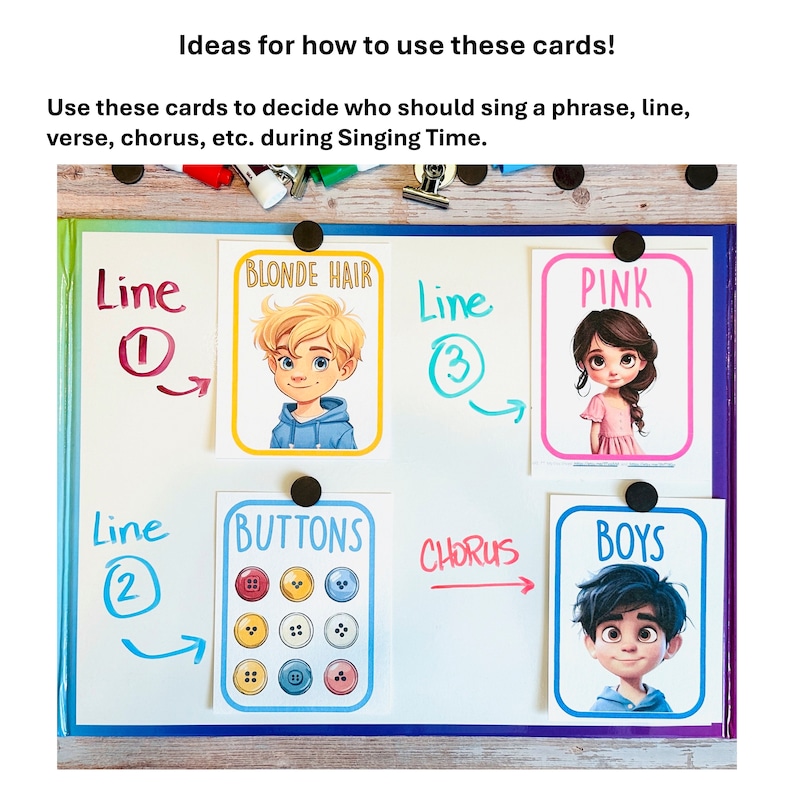 LDS Singing Time BUNDLE; 2 Cards/page, "who Should Sing?" & "ways to ...