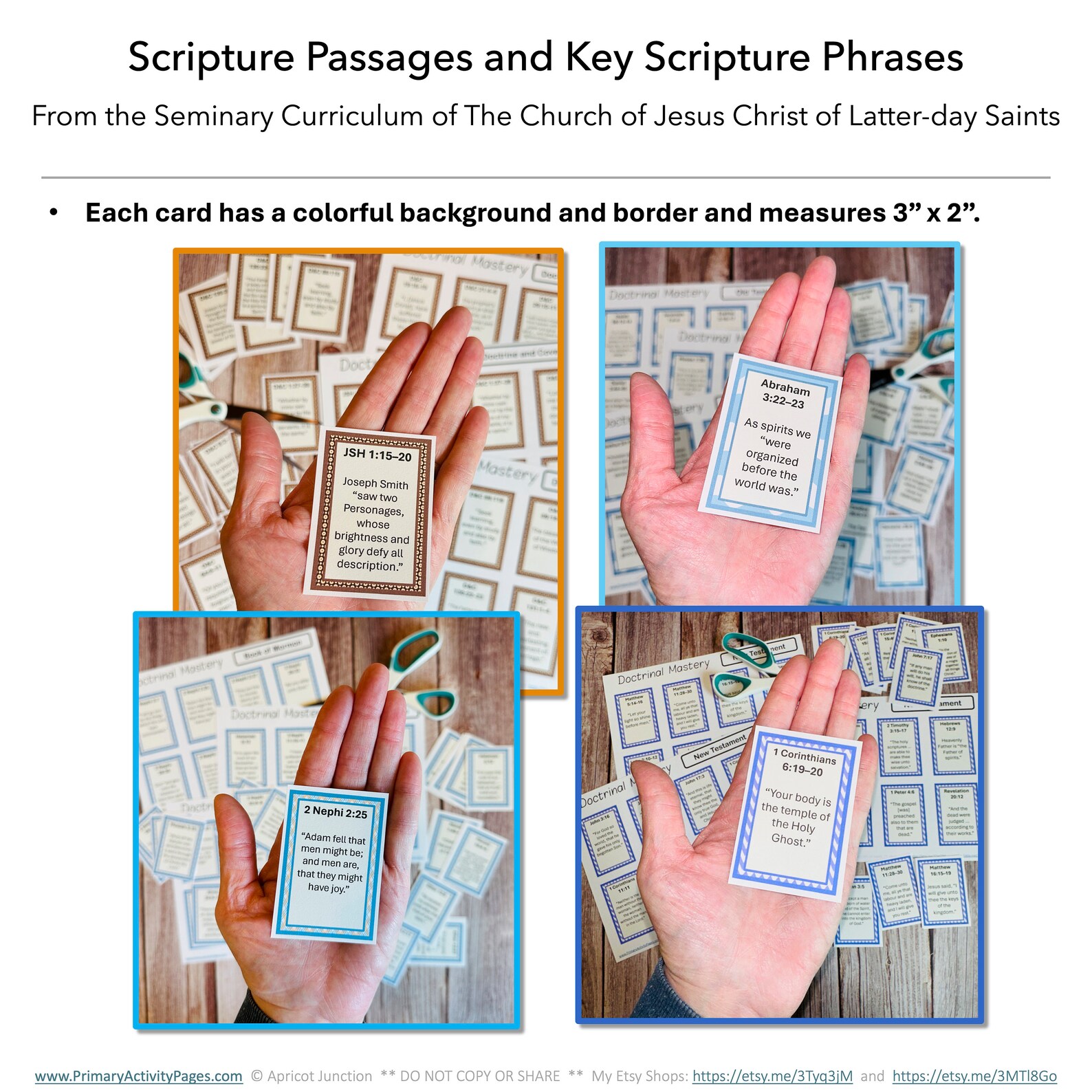 LDS Bundled Bom, D&C, OT, NT, Seminary Doctrinal Mastery Scripture ...