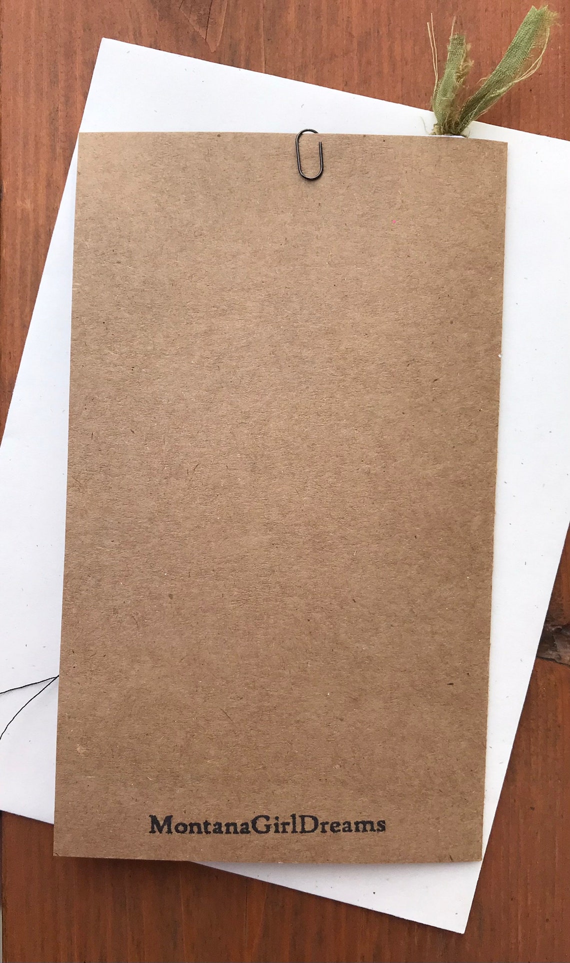 One-of-a-kind Blank Greeting/note Card, Collage Using Vintage Materials ...