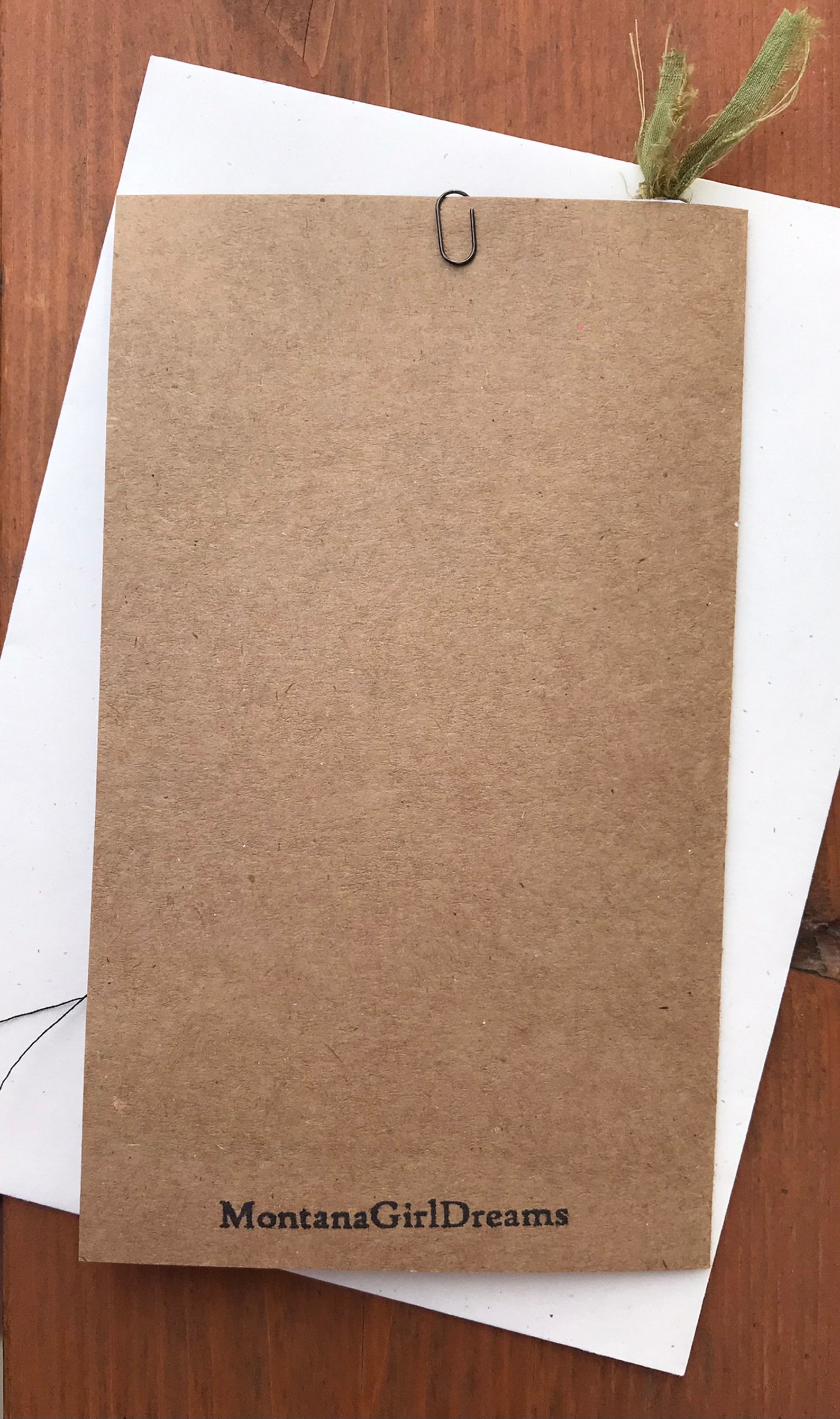 One-of-a-kind Blank Greeting/note Card, Collage Using Vintage Materials ...