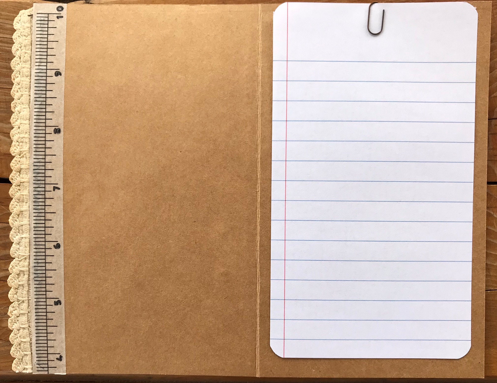 One-of-a-kind Blank Greeting/note Card, Collage Using Vintage Materials ...