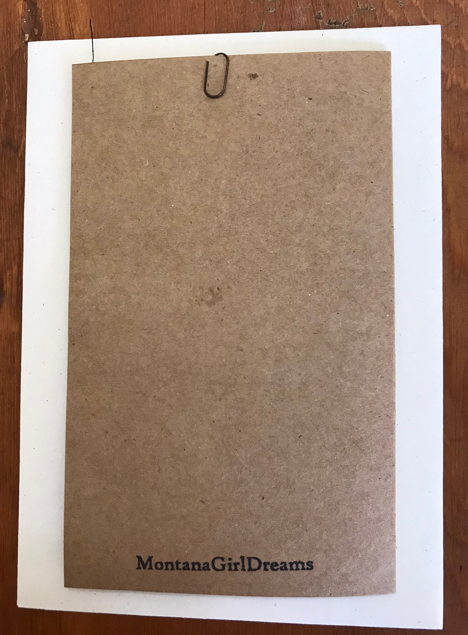 One-of-a-kind Blank Greeting/note Card, Original Art, Collage Using ...