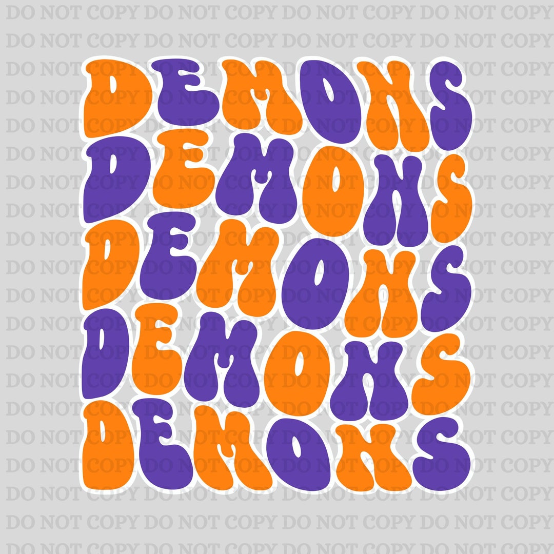 Demons Retro Twisted Png - Etsy