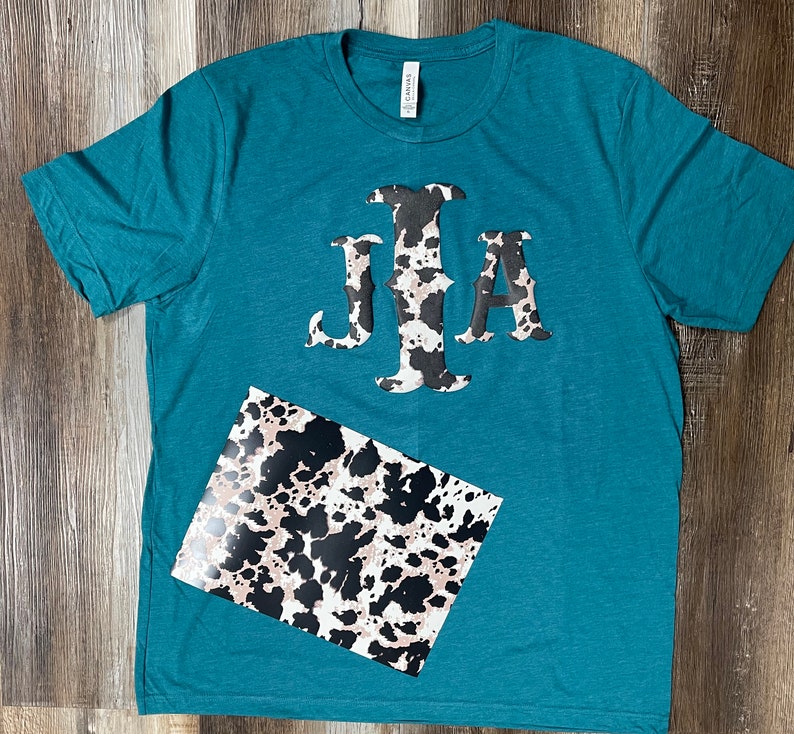 Cowhide Puff HTV - Etsy