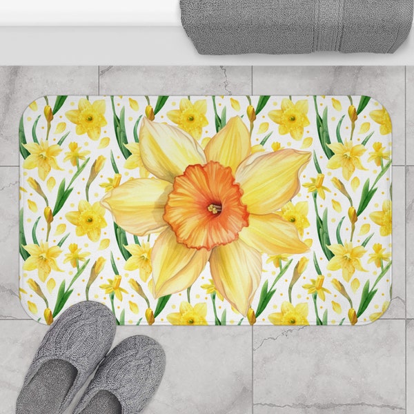Yellow Bath Mat - Etsy