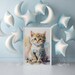 Cat Poster for Nursery, Cat Watercolor Printable Art, Kids Room Decor ...