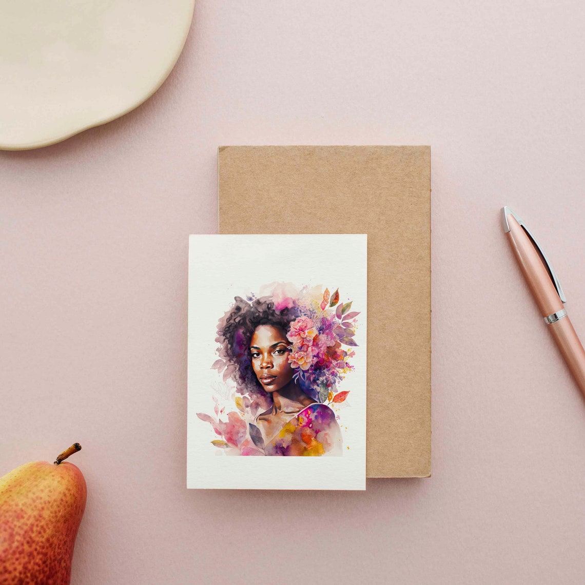 Empowering Beauty: Black Girl Clipart Collection, Afro Girl, African ...