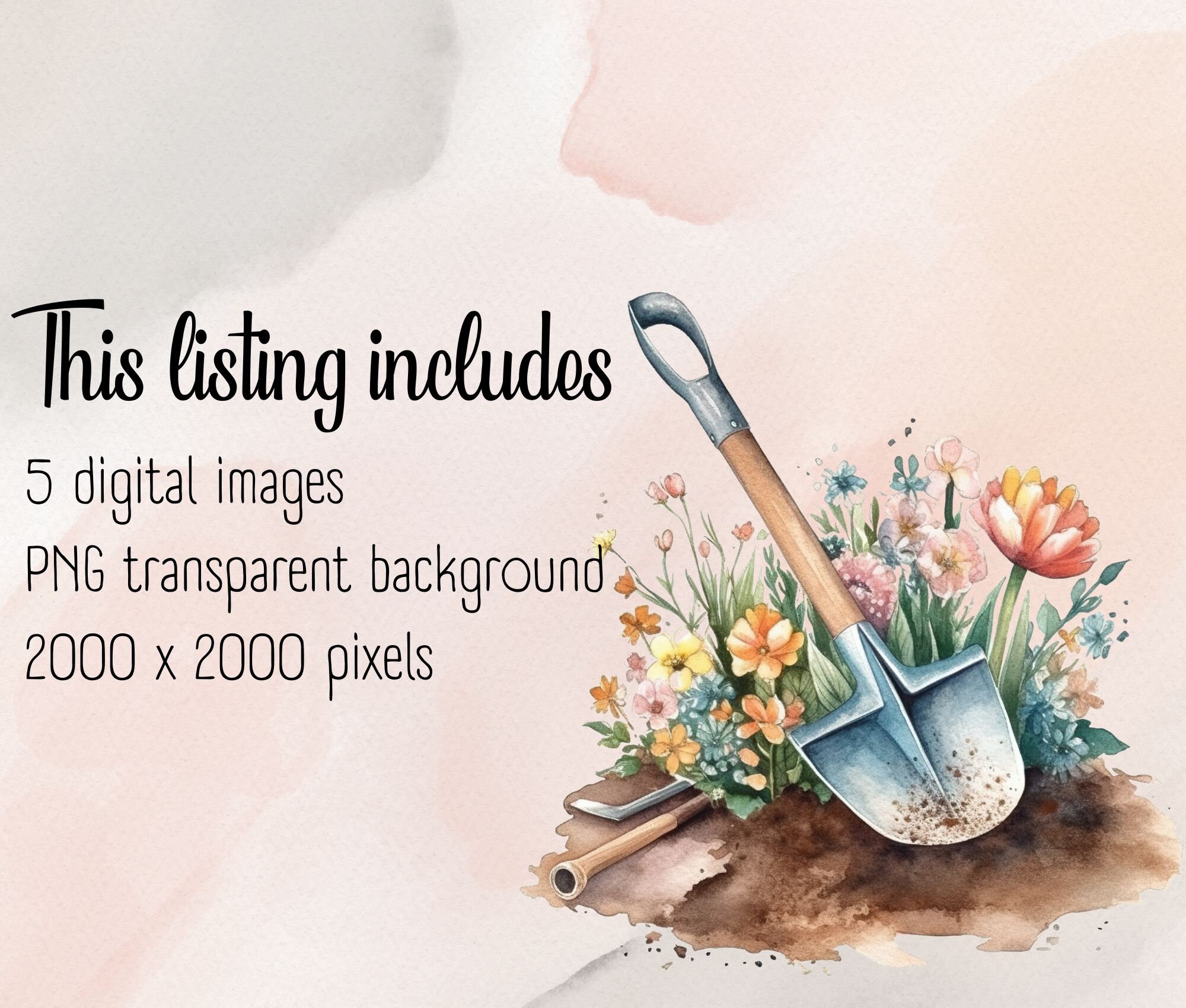 Farmhouse Clipart: Rustic Spring Charm Bundle With Western - Etsy