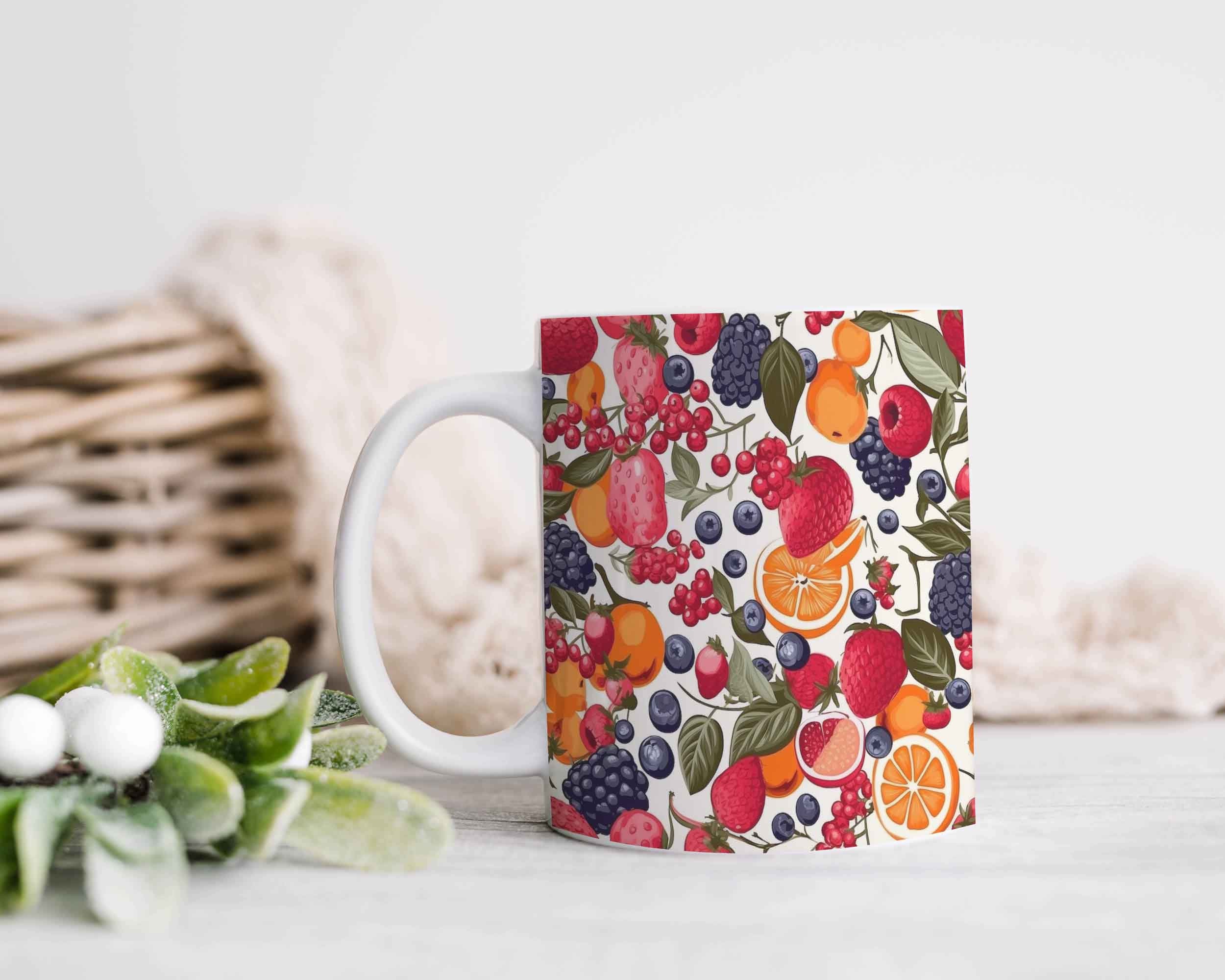 Summer Fruits Digital Paper Bundle Seamless Patterns - Etsy