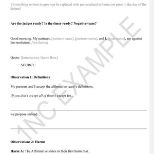 Digital Team Policy Debate Templates for Classical Conversations ...