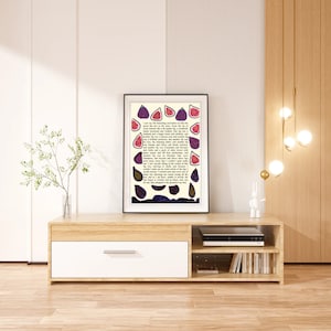 Fig Tree Poem Analogy Poster | Custom Designs Available Upon Messaging ...