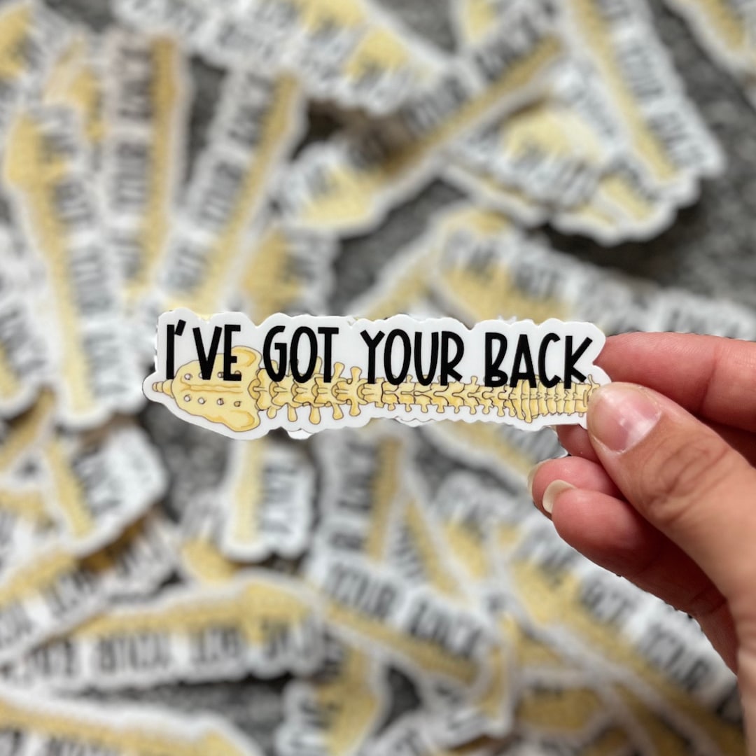 I've Got Your Back Sticker | Spine Sticker | Vinyl | Waterproof ...