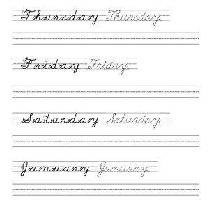 Learn How to Write Willow in Cursive. Practice Writing Willow Using ...