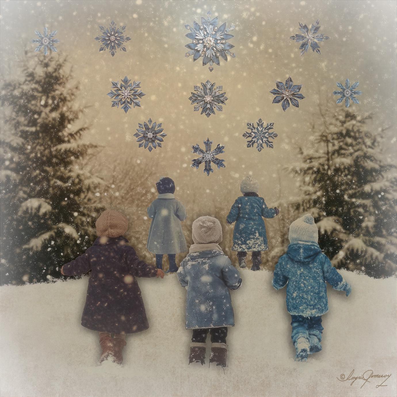 Celebrate a Snow Day Backgrounds, Commercial Use, JPG, Junk Journal ...