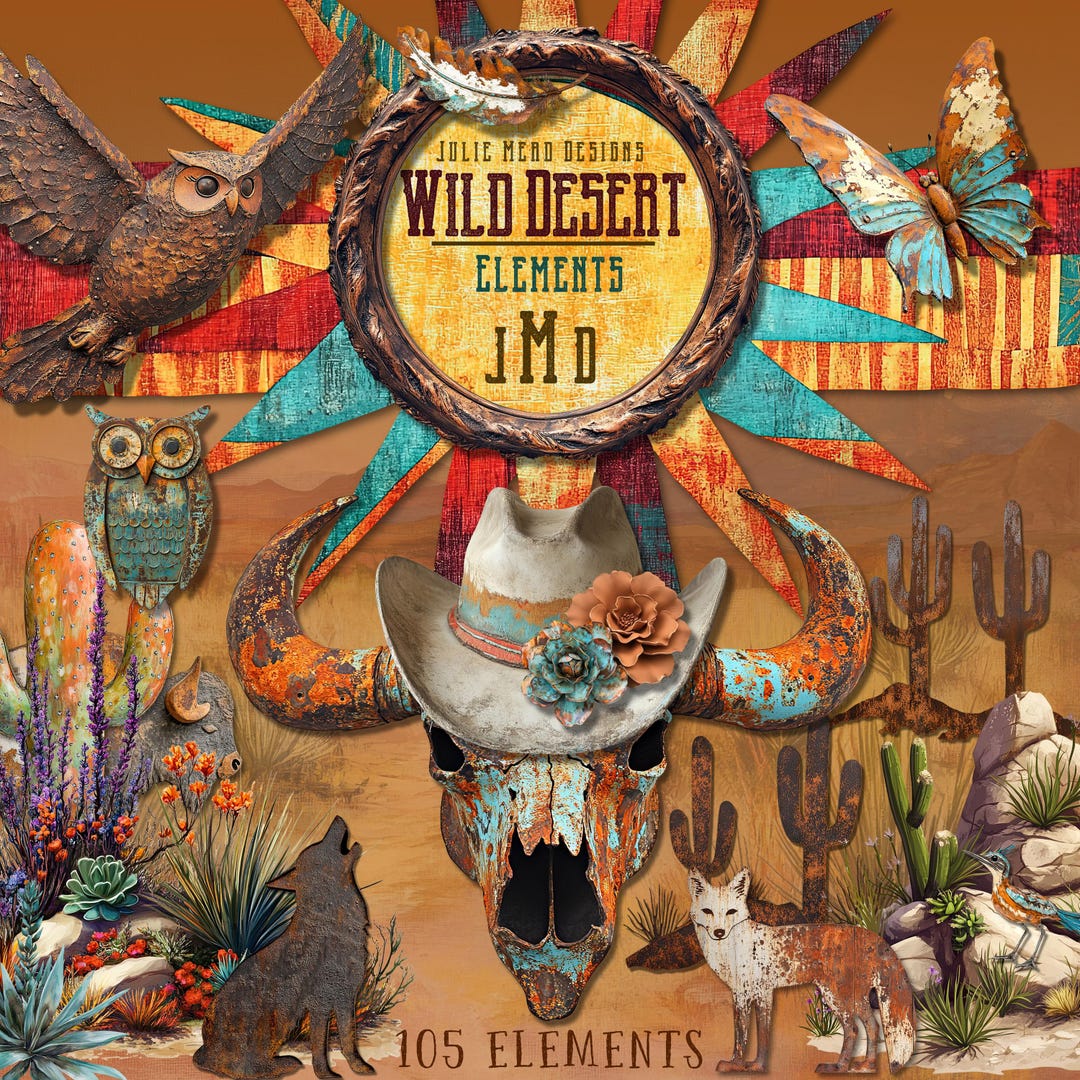 The Wild Desert Elements, Digital Elements, Commercial Use, Junk ...