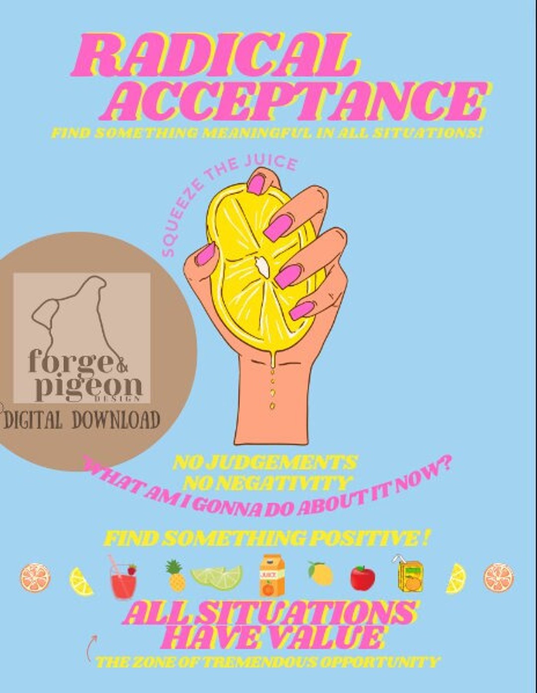 Radical Acceptance - Phil Stutz - Etsy