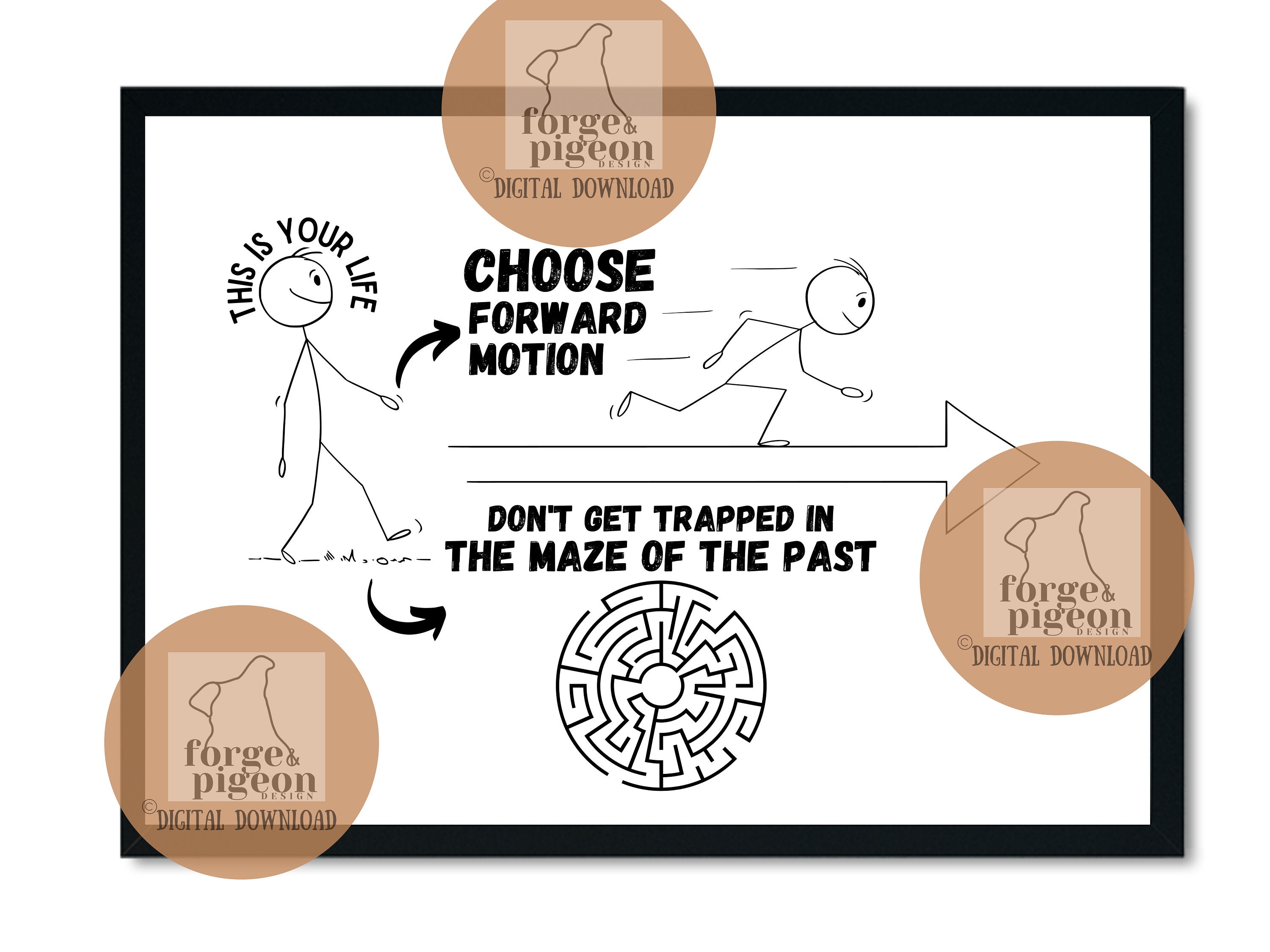 Choose Forward Motion Inspired by Phil Stutz - Etsy