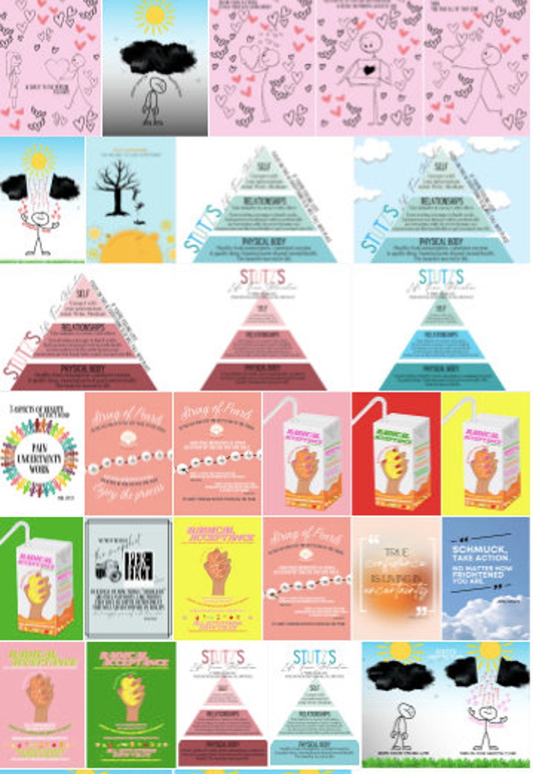 Complete Digital Download Collection of Phil Stutz Inspired Designs by ...