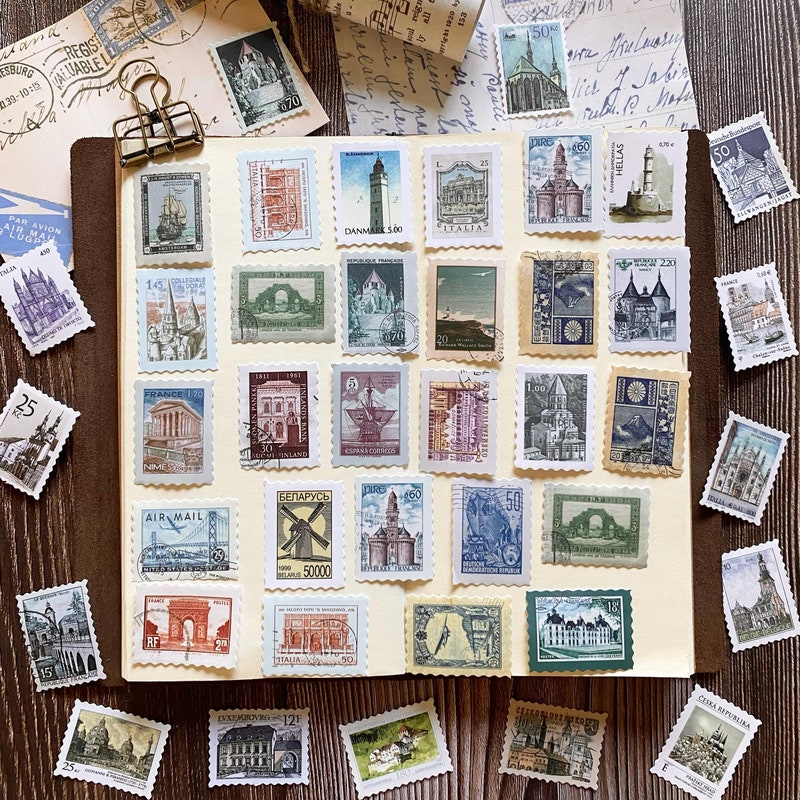 Vintage European Stamp - Etsy