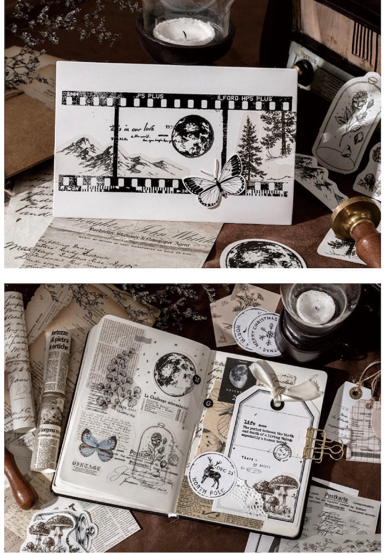 Vintage Style Craft Paper Pack Scrapbook Paper - Etsy