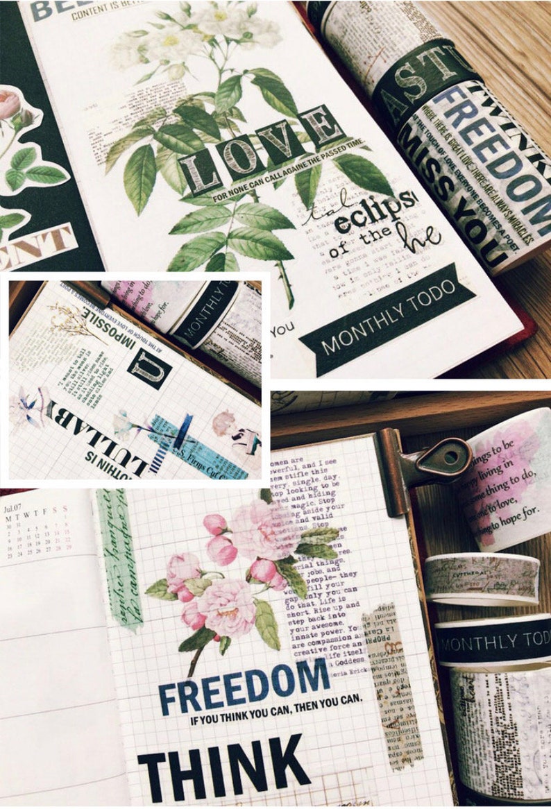 Washi Tape Basic Journal Tape Planner Tape Masking Tape - Etsy