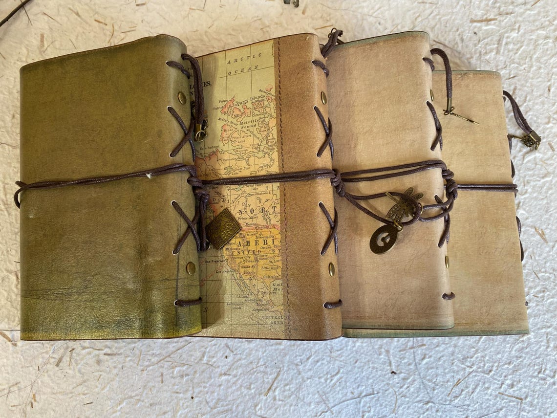 Vintage Style Travel Journal, Scrapbook, Art Journal, TN Journals ...