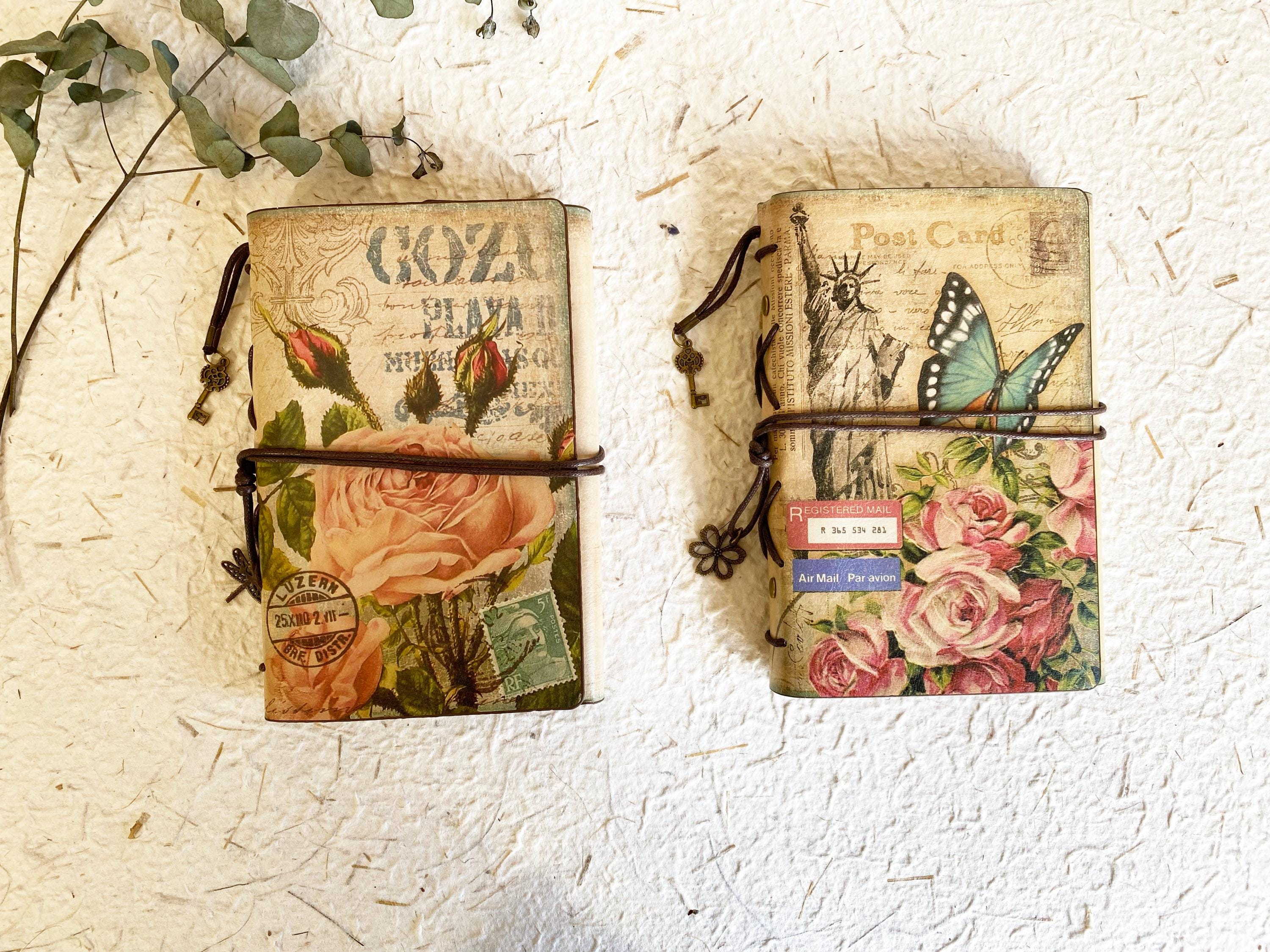 Vintage Style Travel Journal, Scrapbook, Art Journal, TN Journals ...