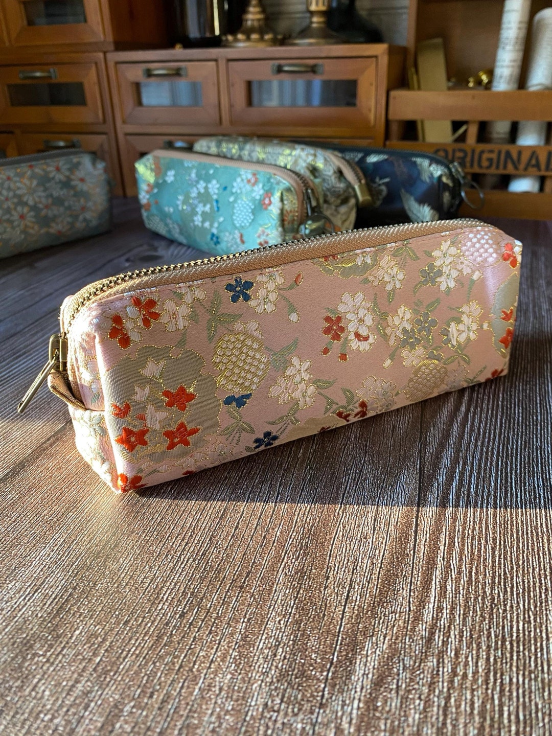 Pencil Case, Brocade Embroidery Pencil Pouch, Pencil Bag, Pen Case ...