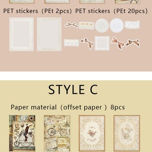 Journaling Paper Pack, Junk Journal Kit, Ephemera Pack, Scrapbook Paper ...