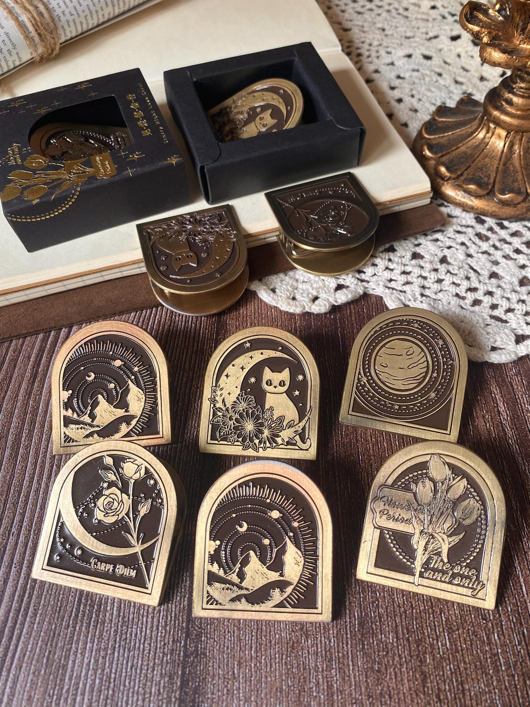 Retro Clip, Journal Clip, Metal Clips, Paper Clips for Journal ...