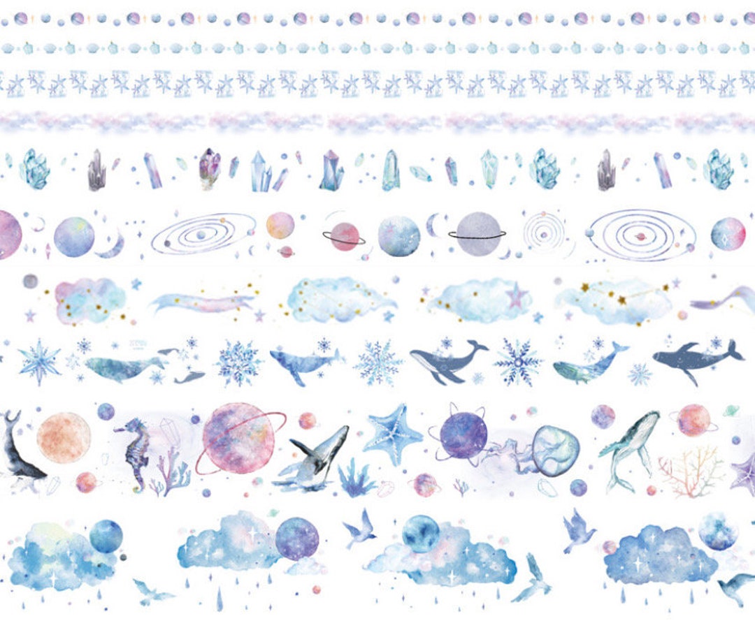 10 Rolls/box Washi Tapes, Journal Tapes, Vintage Style Masking Tape ...