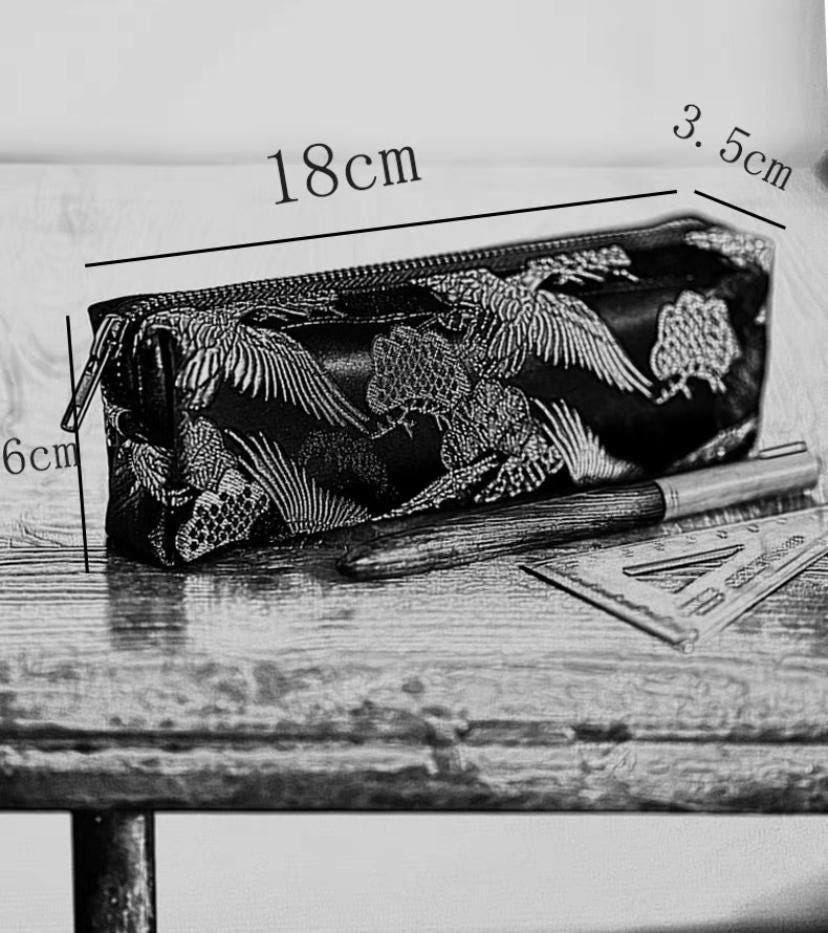 Pencil Case, Brocade Embroidery Pencil Pouch, Pencil Bag, Pen Case ...