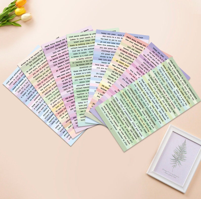 8 Sheets Words Stickers, Phrase Stickers, Quote Stickers, Sentence ...