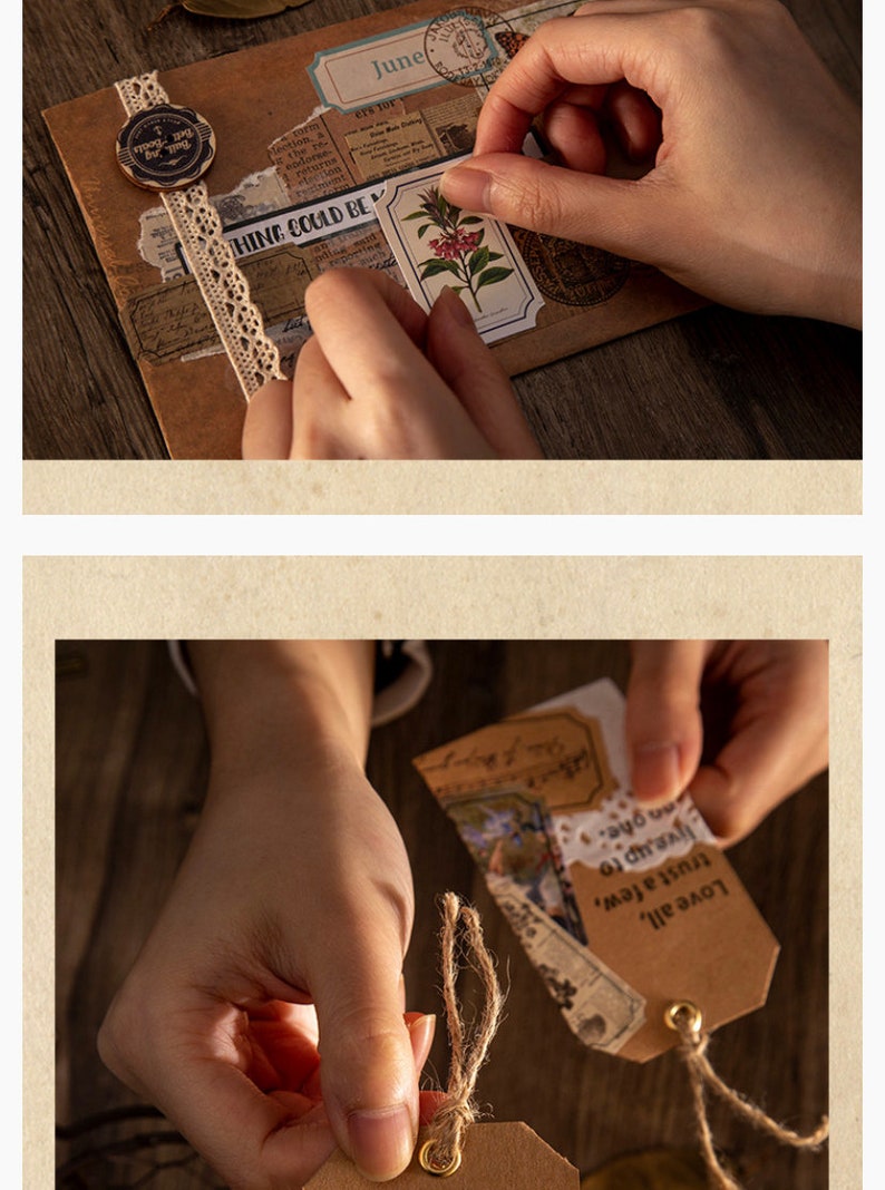 30pcs/pack Vintage Inspired Stickers Pack Tag Stickers - Etsy