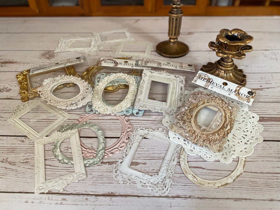 Paper Photo Frames, Vintage Journal Frames, Border Frames, Embossing ...