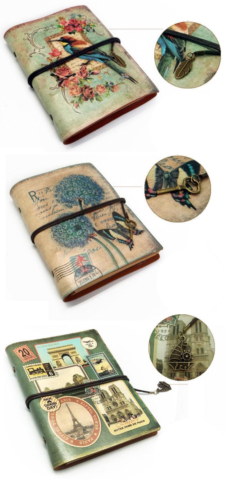 Vintage Style Scrapbooks, Art Journal,travel Journals,tn Journals ...