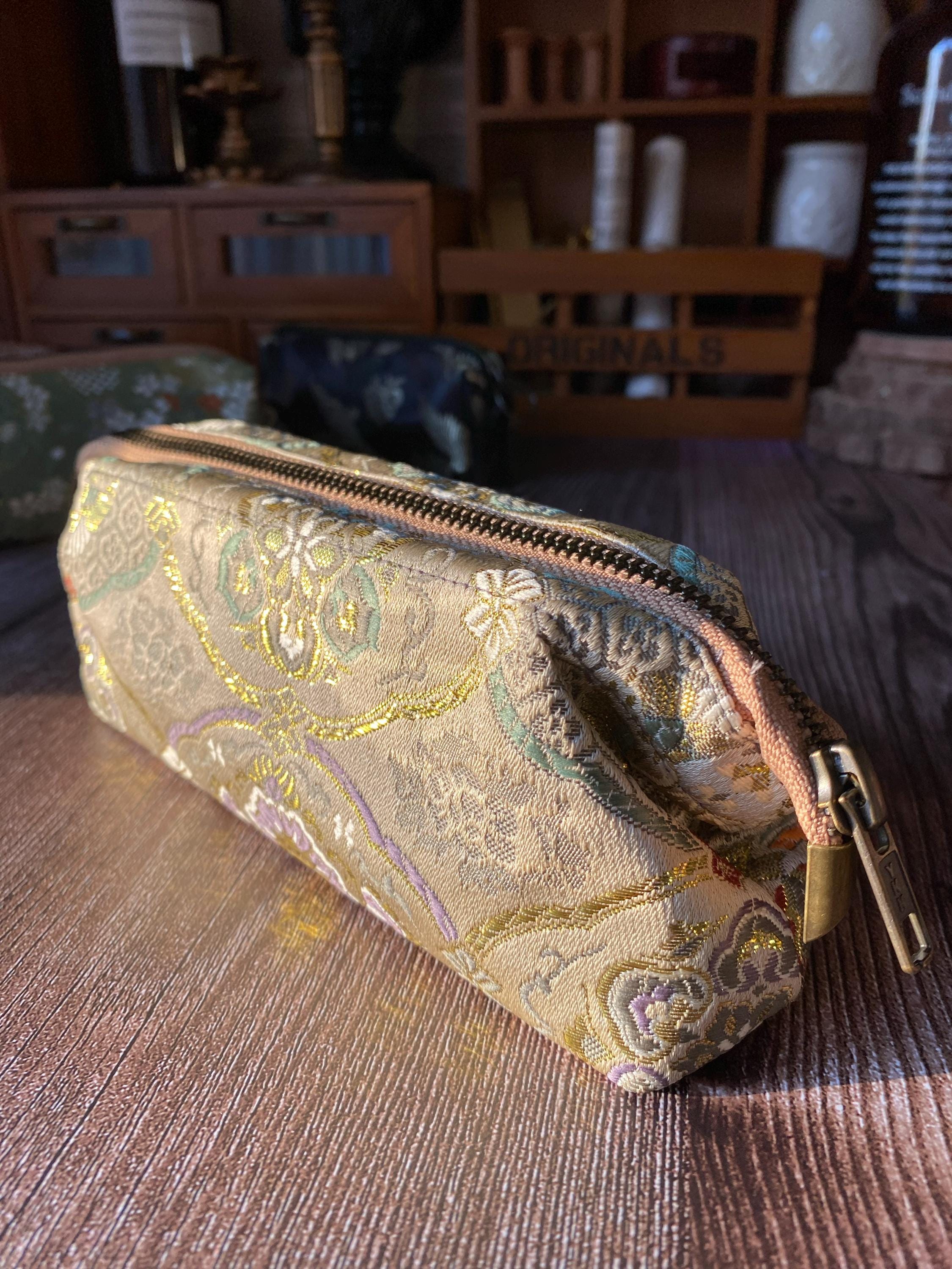 Pencil Case, Brocade Embroidery Pencil Pouch, Pencil Bag, Pen Case ...