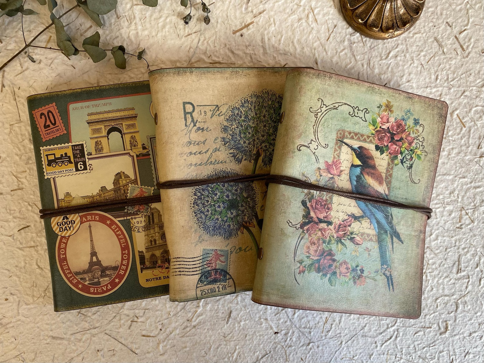 Vintage Style Scrapbooks, Art Journal,travel Journals,tn Journals ...