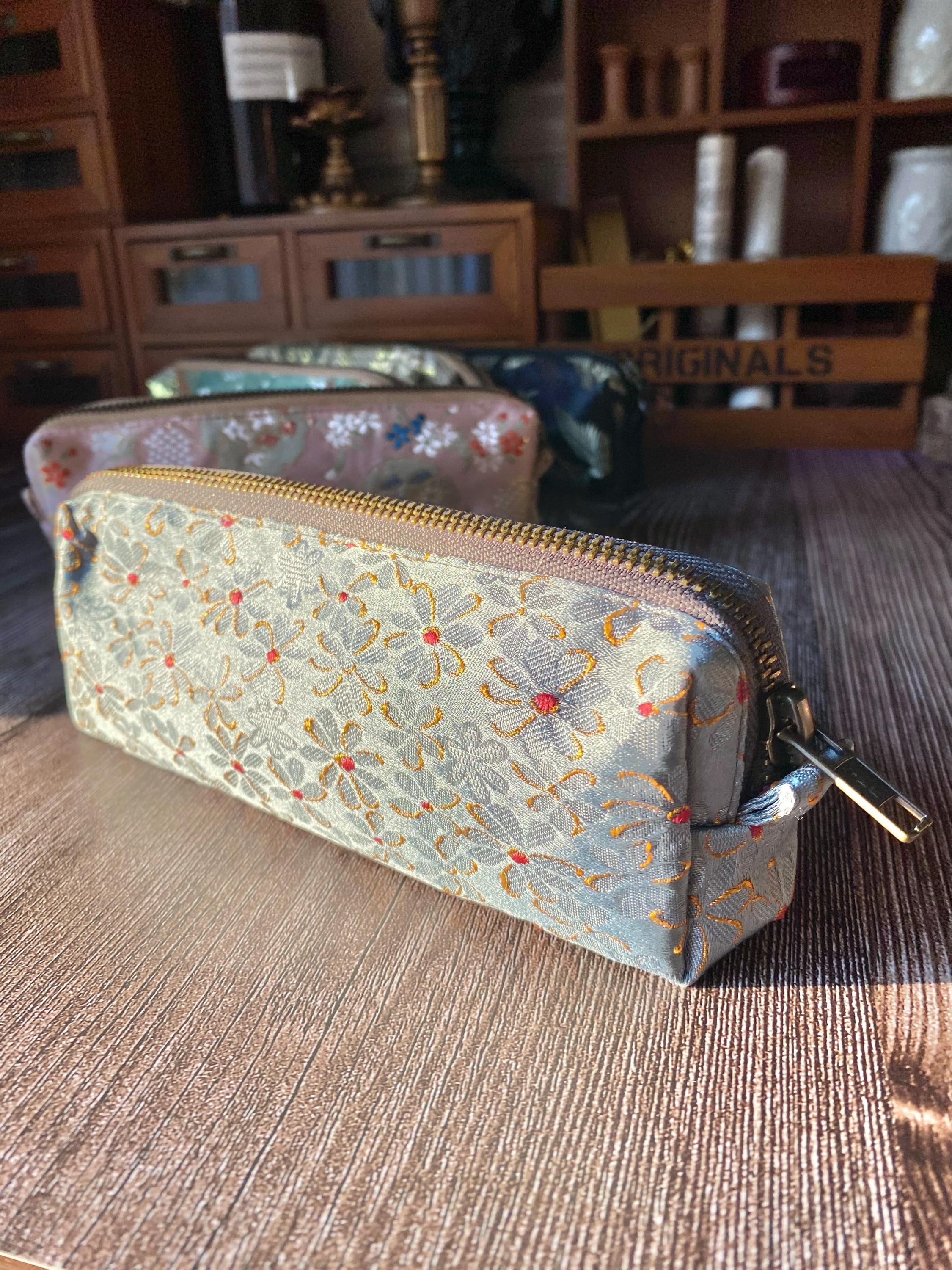 Pencil Case, Brocade Embroidery Pencil Pouch, Pencil Bag, Pen Case ...