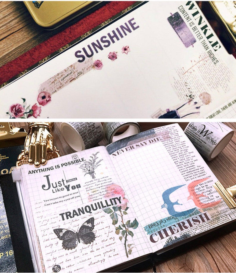 Washi Tape Basic Journal Tape Planner Tape Masking Tape - Etsy