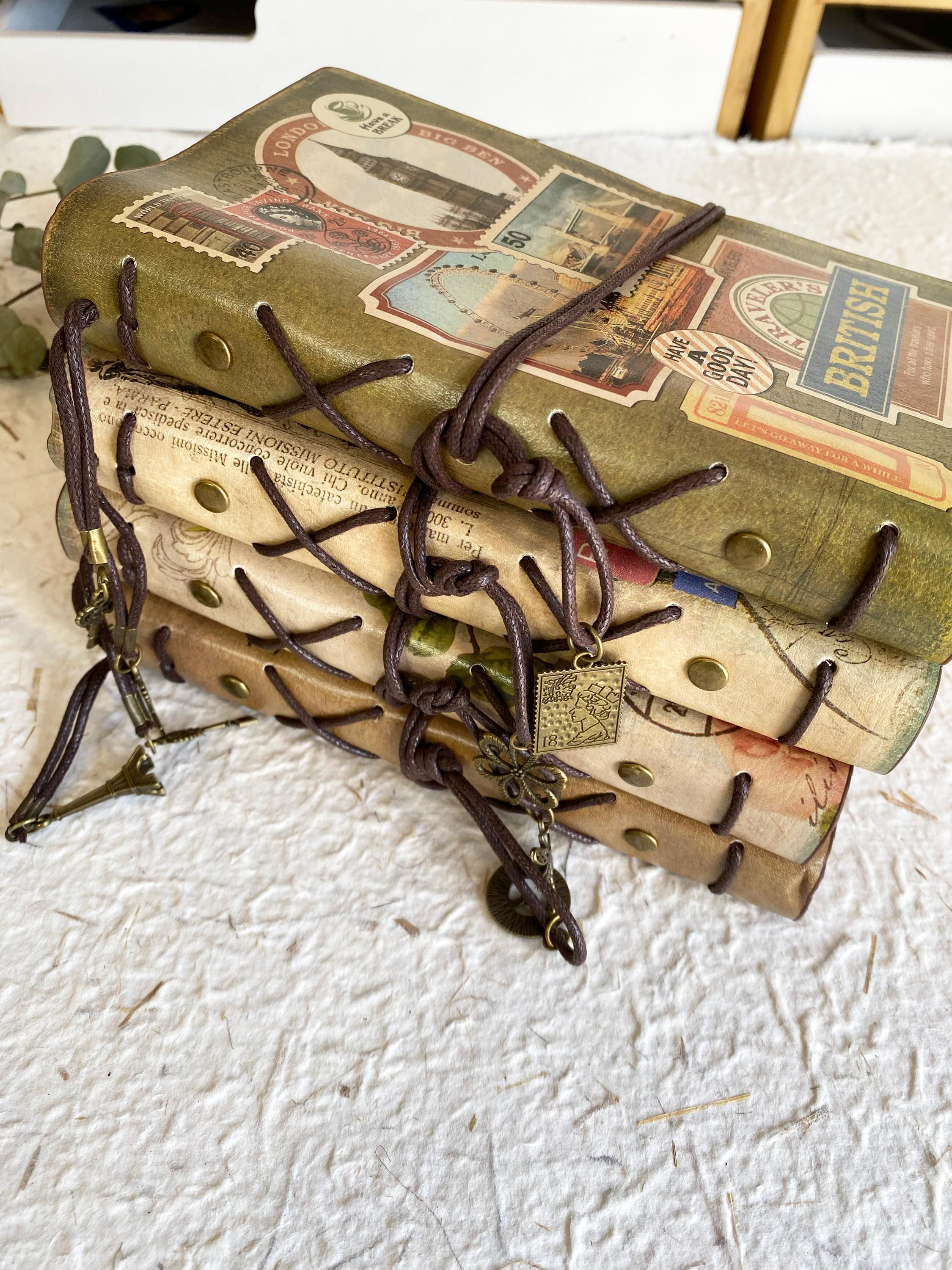 Vintage Style Travel Journal, Scrapbook, Art Journal, TN Journals ...