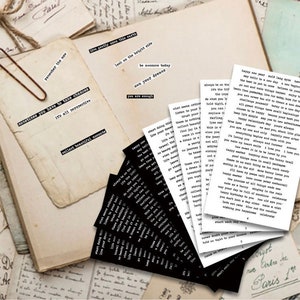 8 Sheets Words Stickers, Phrase Stickers, Quote Stickers, Sentence ...