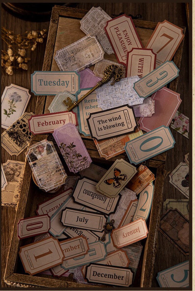 30pcs/pack Vintage Inspired Stickers Pack Tag Stickers - Etsy