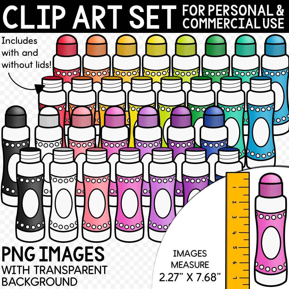 Bingo Daubers, Dot Markers, Bingo Dabbers, Bingo Markers, Clip Art ...